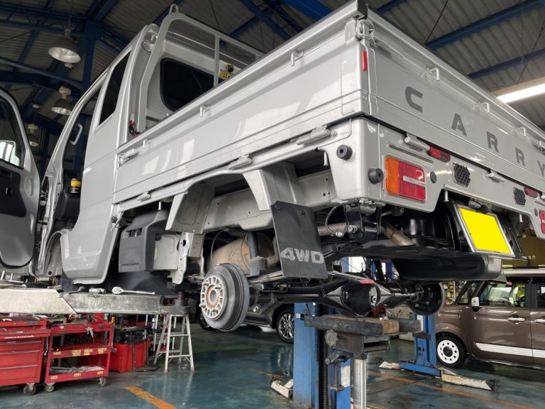 「スーパーキャリー」をKLCでリフトアップ！│車検対応│リフトアップ専門店│兵庫県│神崎郡 | AutoCreationMs（オートクリエーションエムズ）